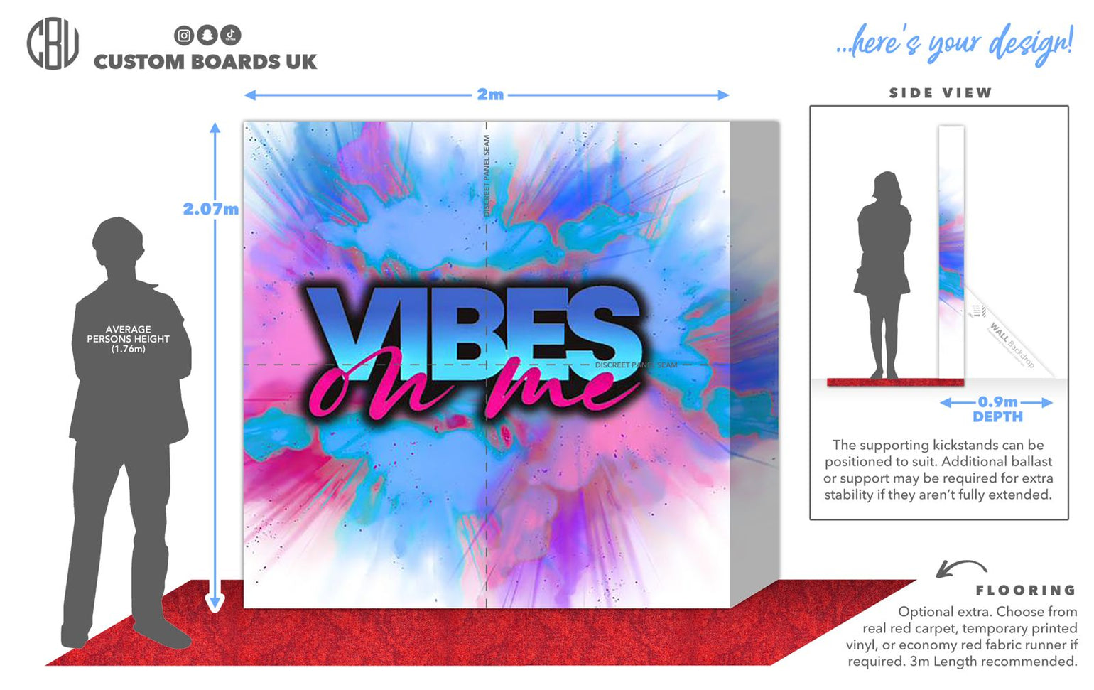 Wall Backdrop – Custom Boards UK